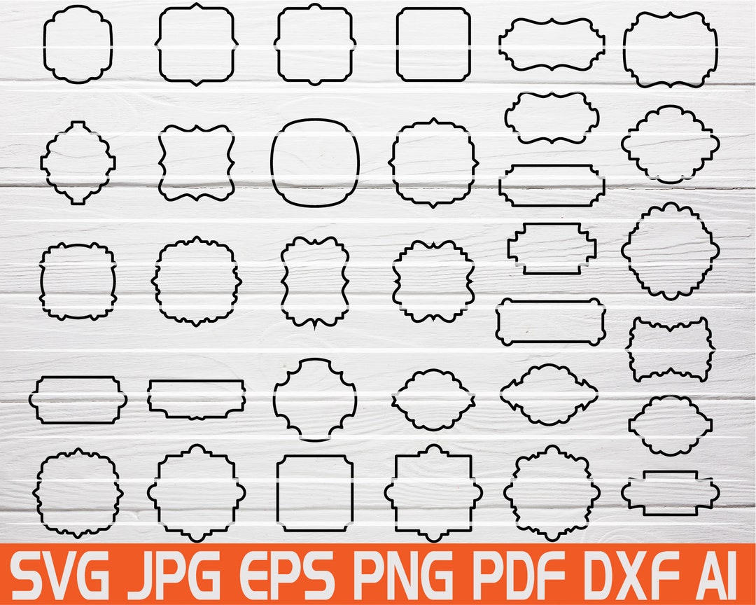 Frame Outline Svg Frames Svg Tags Svg Label Svg Decorative Frames Svg ...
