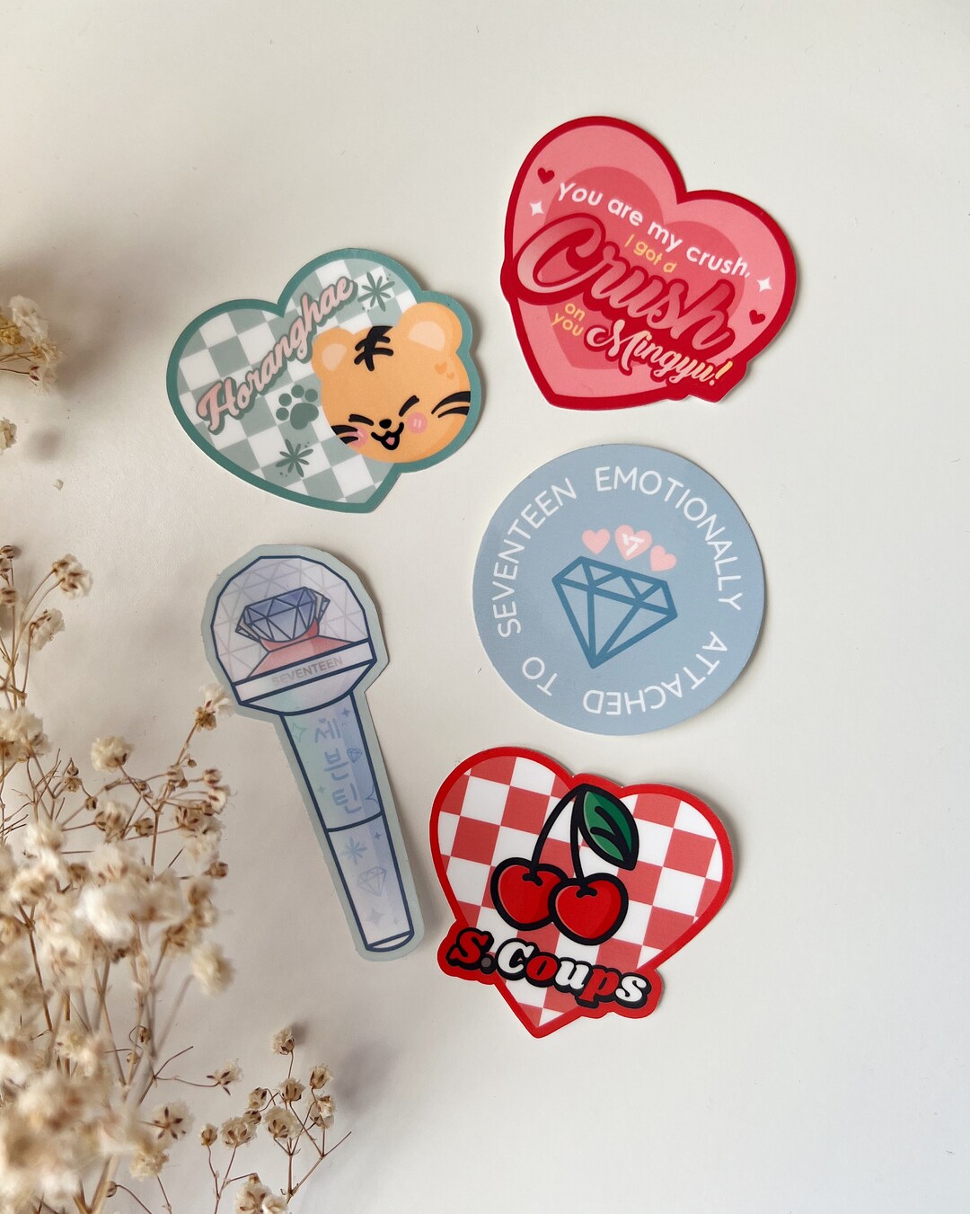 SVT Seventeen Carat Cute Sticker - Etsy