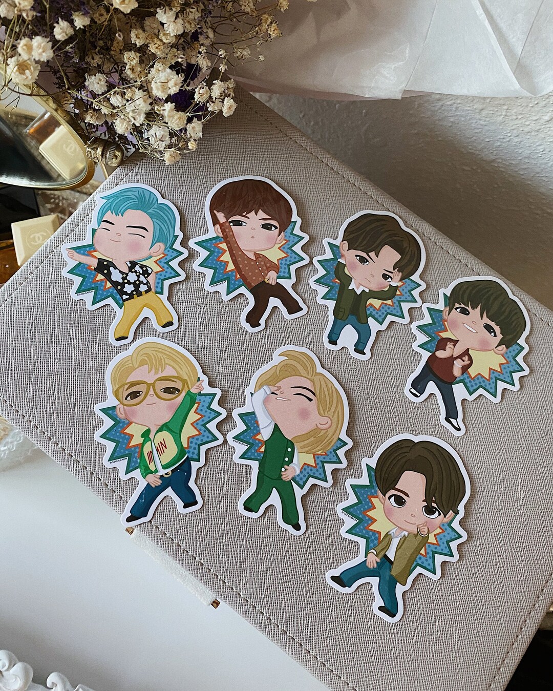 BTS Tiny Tan Dynamite Stickers Decal - Etsy