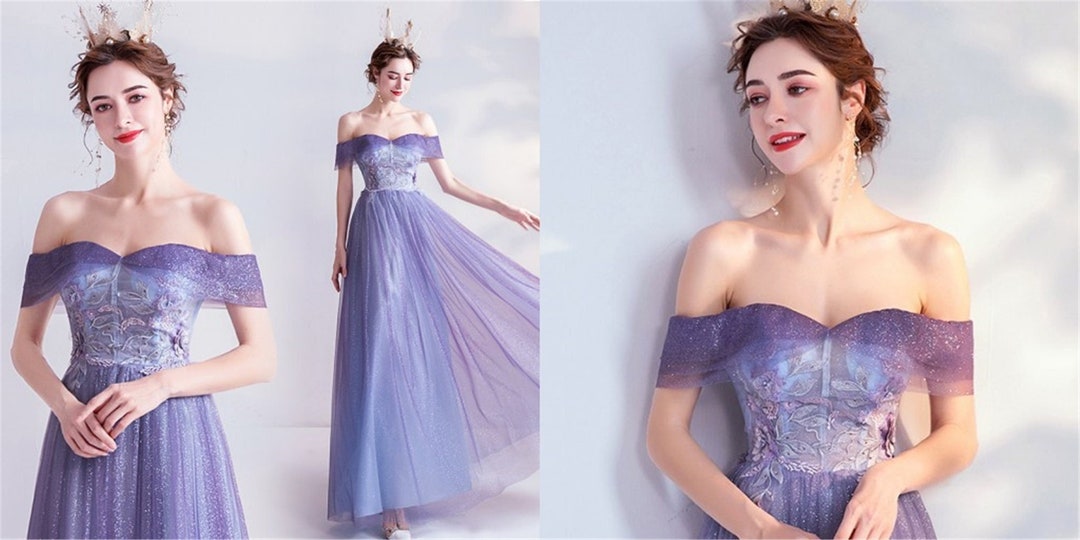 Sparkle Dressroyal Purple Wedding Party Dress off the - Etsy