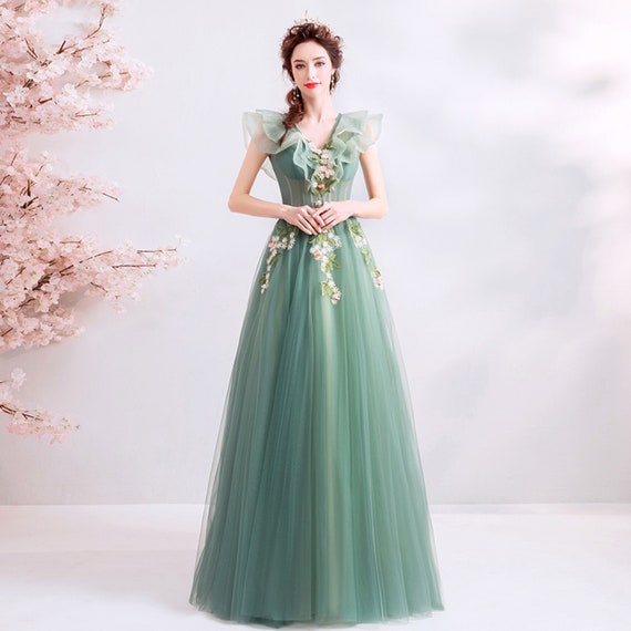 Jade Color Prom Dresses