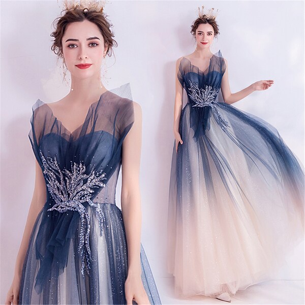 Ombre Evening Dress - Etsy