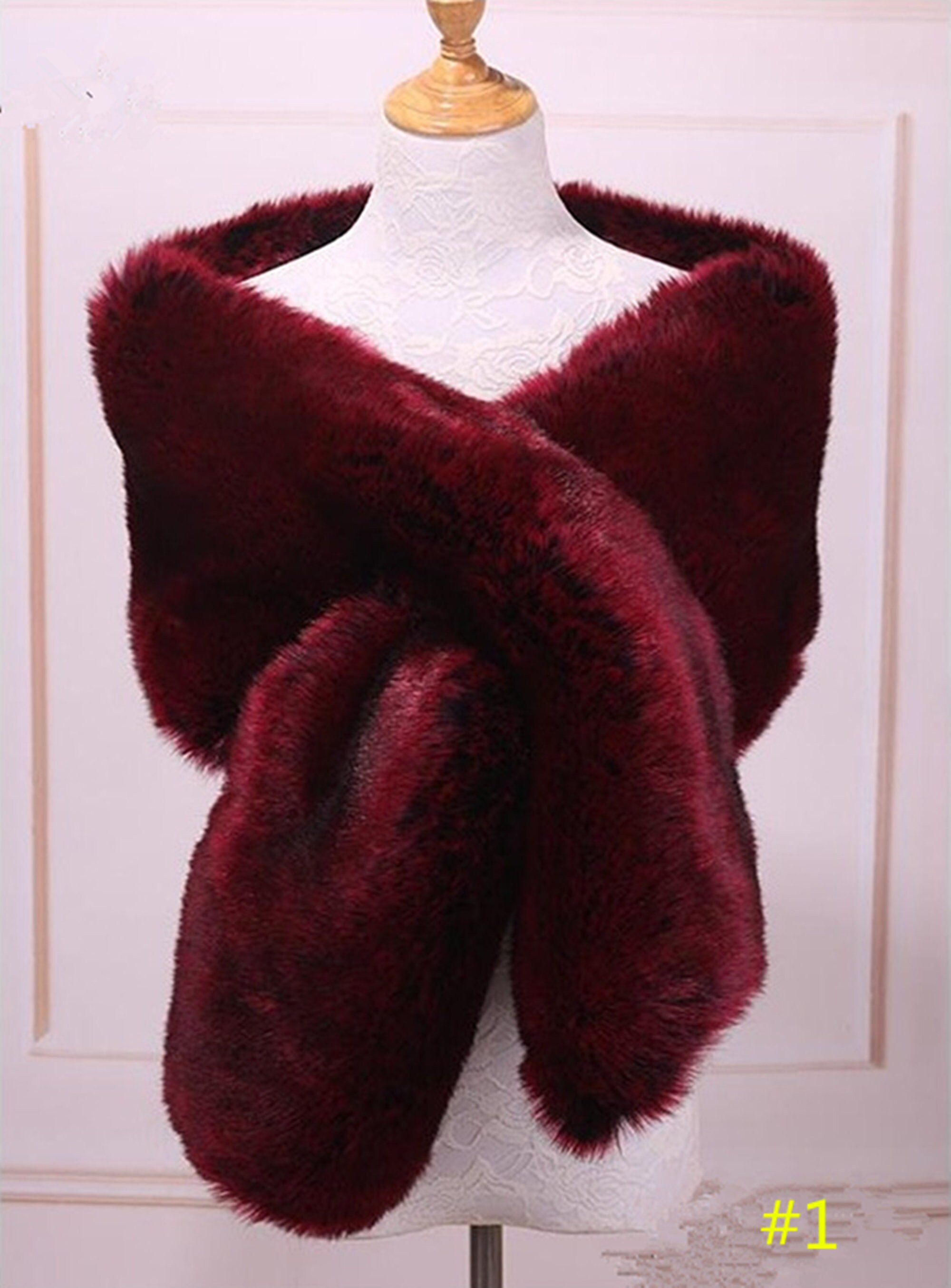 Red Fur Shrug