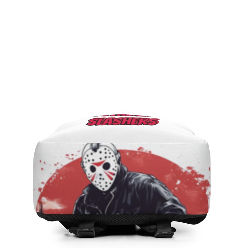 Custom Friday the 13th Movie Backpack Jason Voorhees Backpack white ...