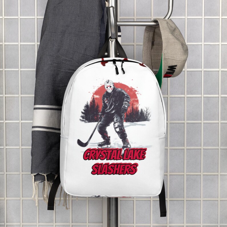 Custom Friday the 13th Movie Backpack Jason Voorhees Backpack white ...