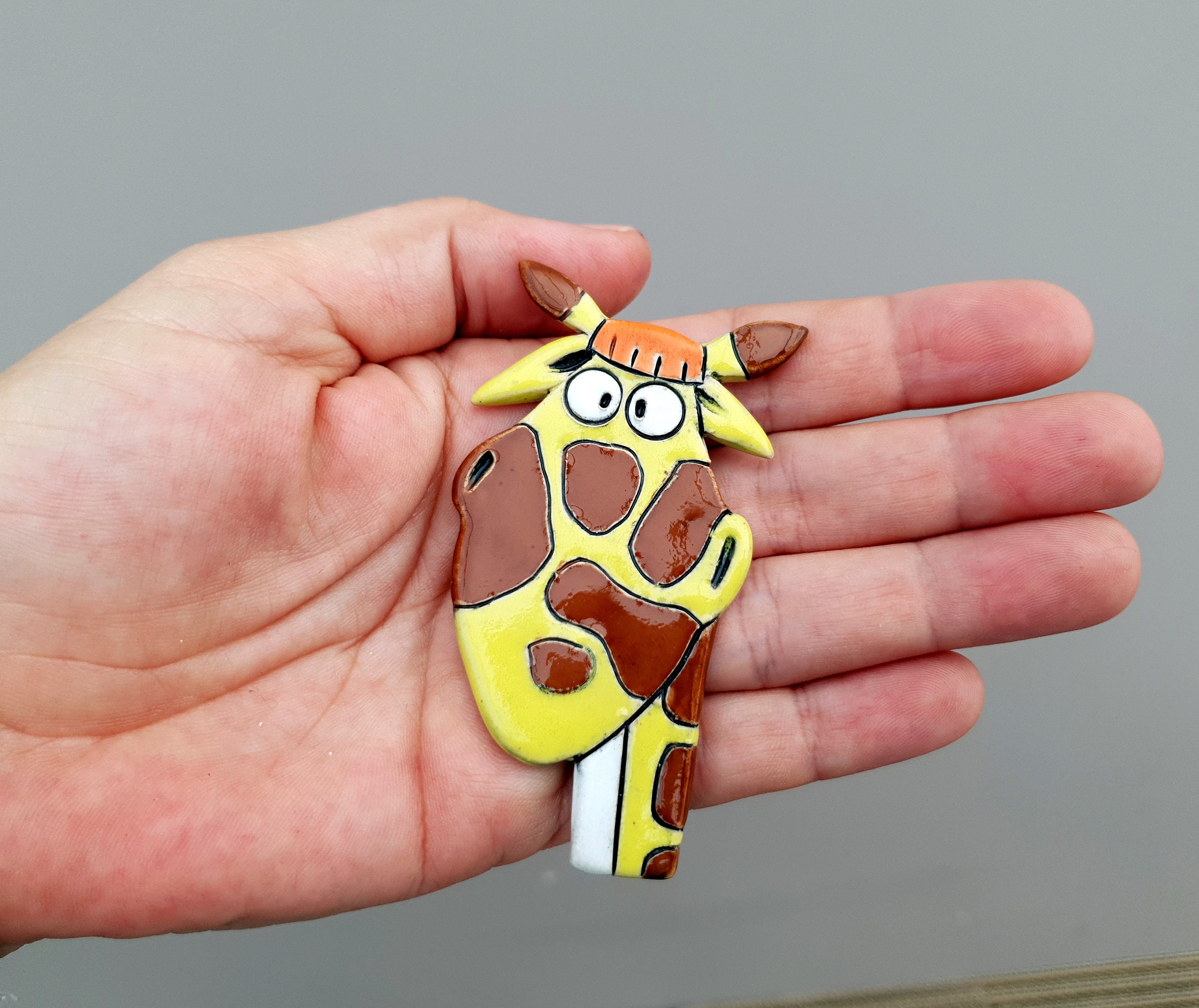 Giraffe Fridge Magnet Kitchen Decor Animal Magnet Home | Etsy