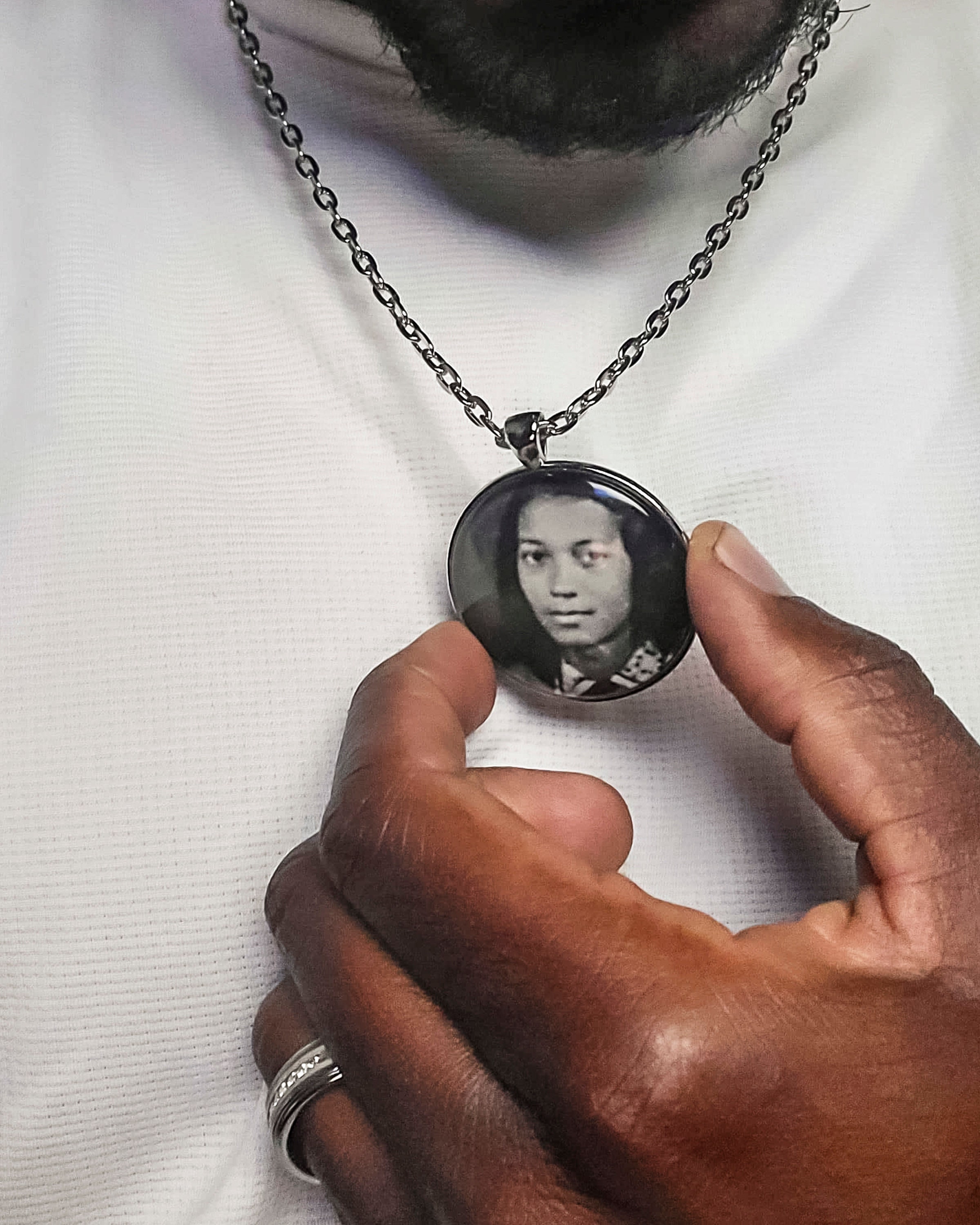 Collar de fotos personalizado, collar de celebración, collar ...