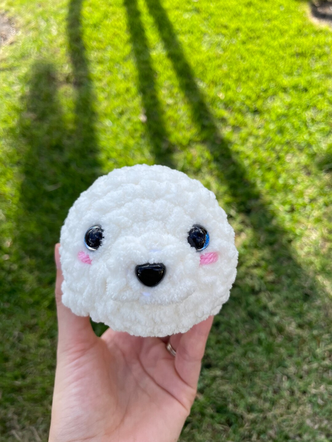 Seal Plushie, Handmade Crochet Seal Stuffed Animal Plushie, Birthday ...