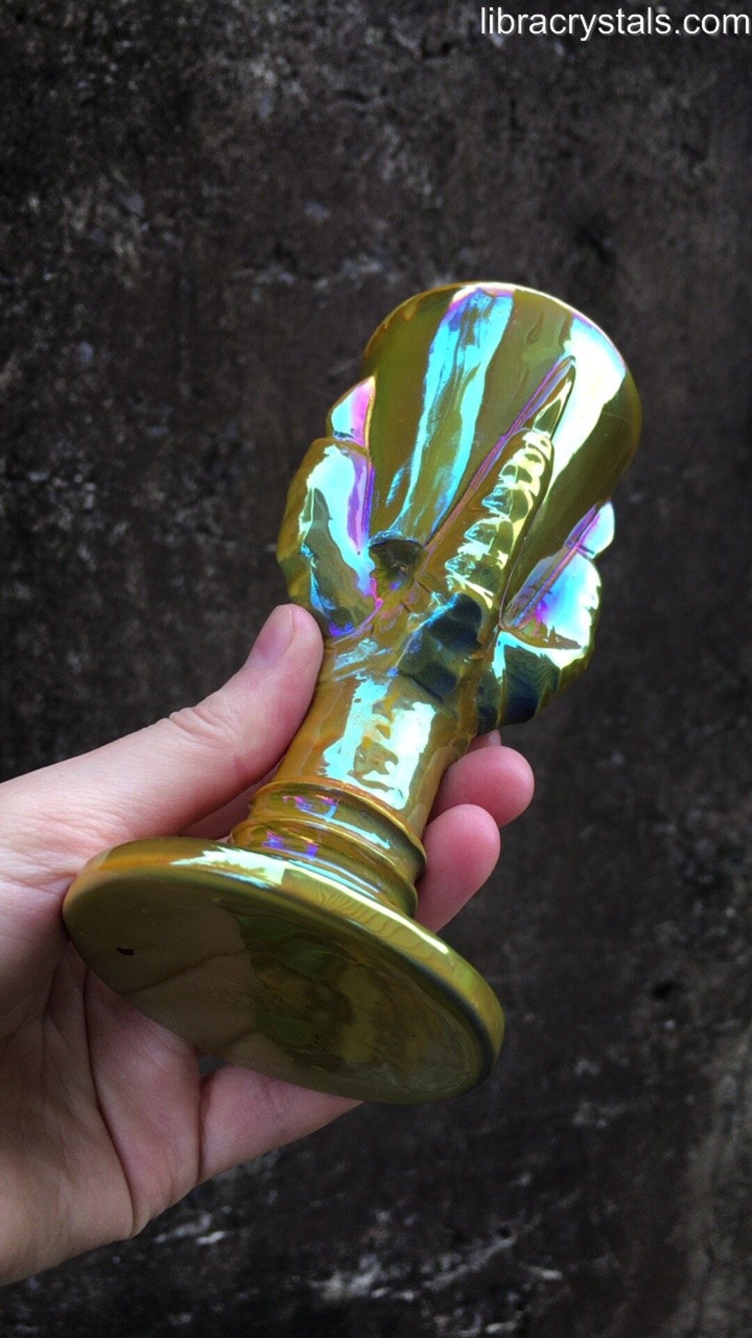 Alchemy of Abundance Longmu Chalice of the Golden Dragon Enameled ...