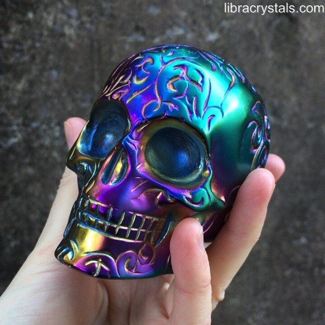 Ixchel Mayan Obsidian Vine Crystal Skull Psychic Insight Past - Etsy