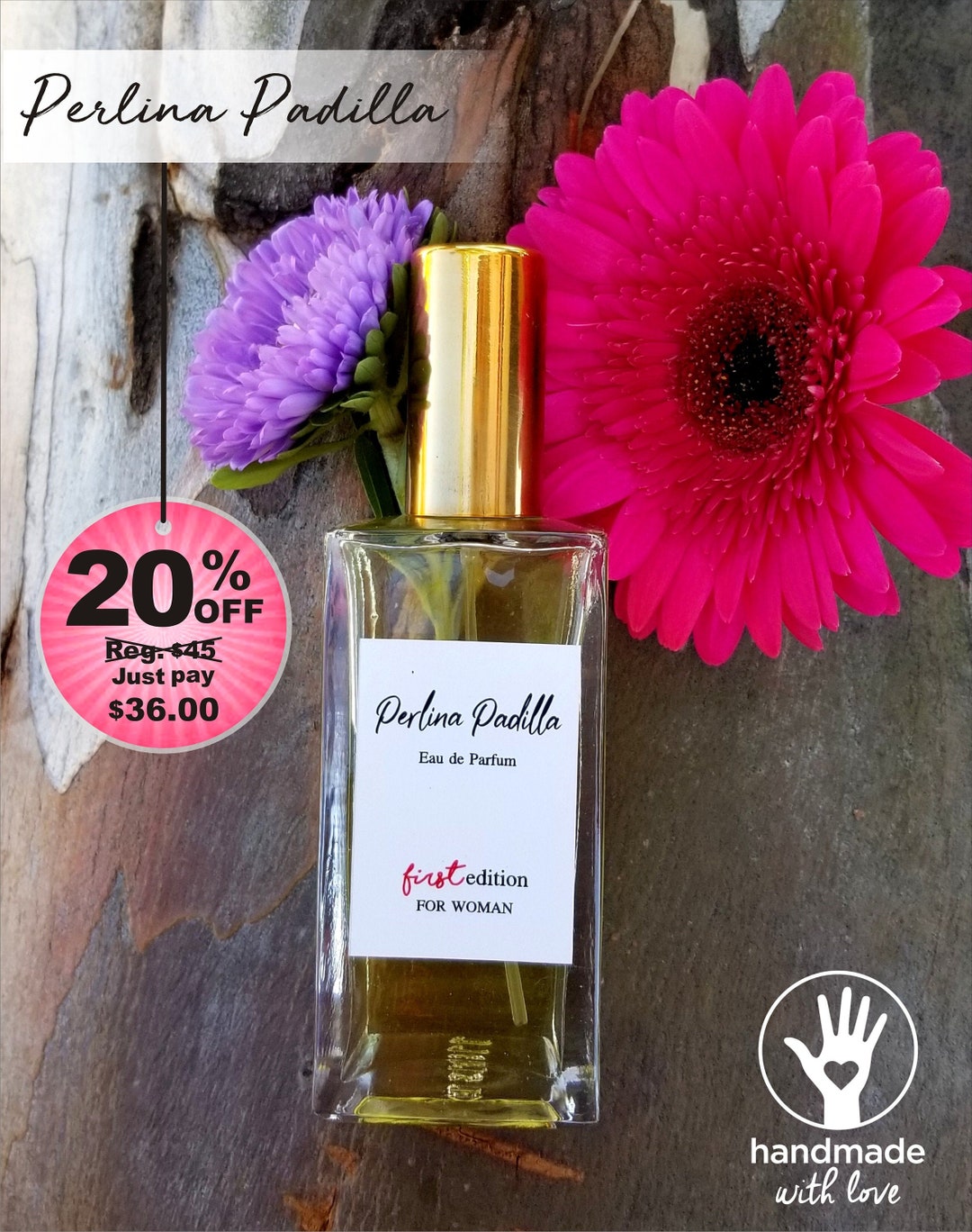 Perlina Padilla - Woman Parfum / Essencial Oils ( 3.4 Fl Oz. / 100ml ...