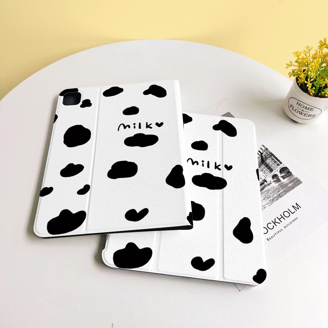 Cow Print Milk Cover Case for Apple Ipad | Etsy