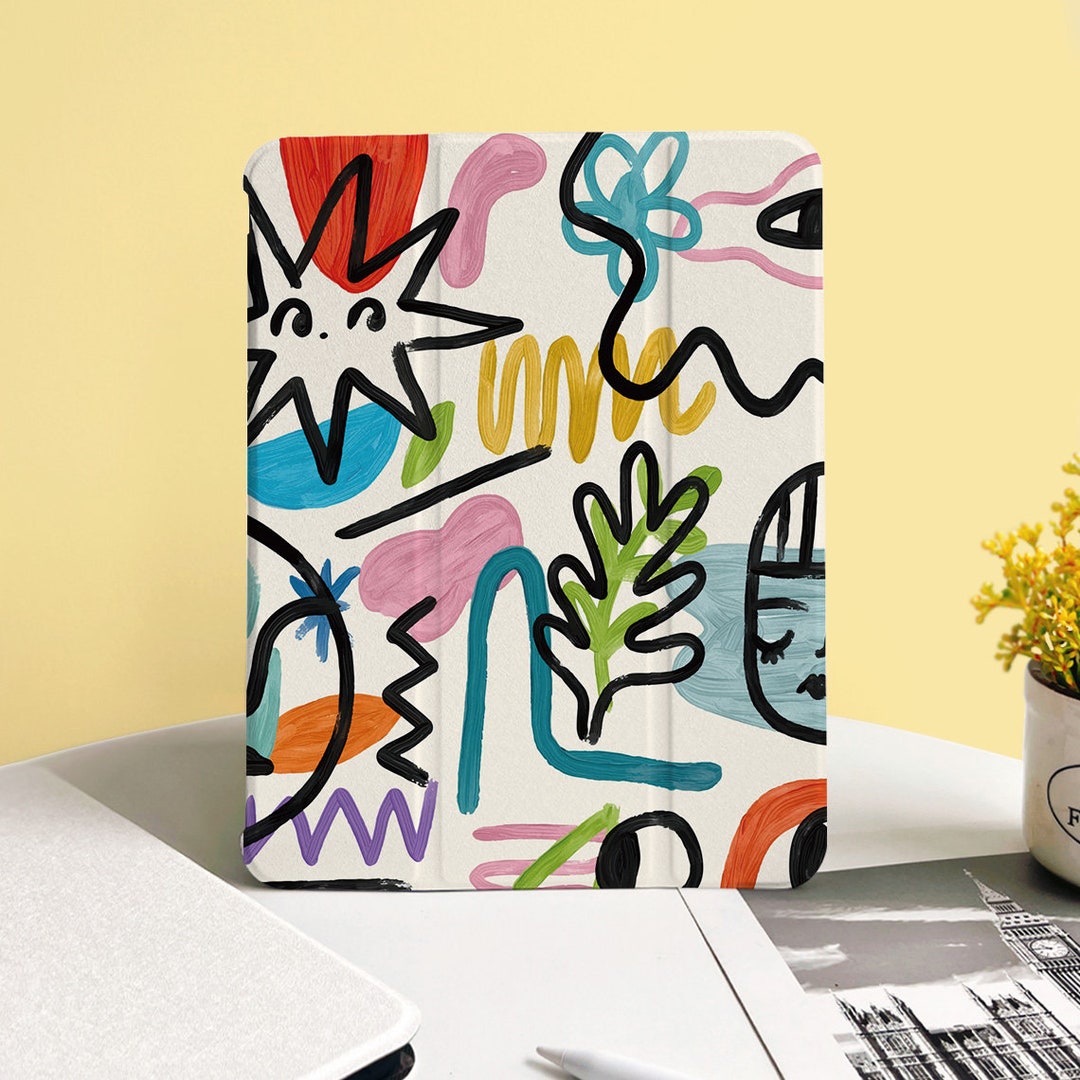 Art Line Drawing Cover Case for Apple iPad 9.7/10.2/10.5/11 Inch,ipad ...