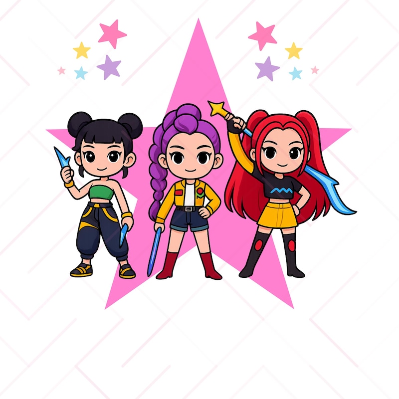 Kpop Demon Hunters Kawaii - Etsy