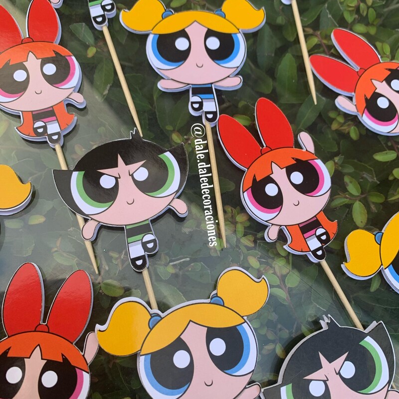 Powerpuff Girls Cake Topper - Etsy