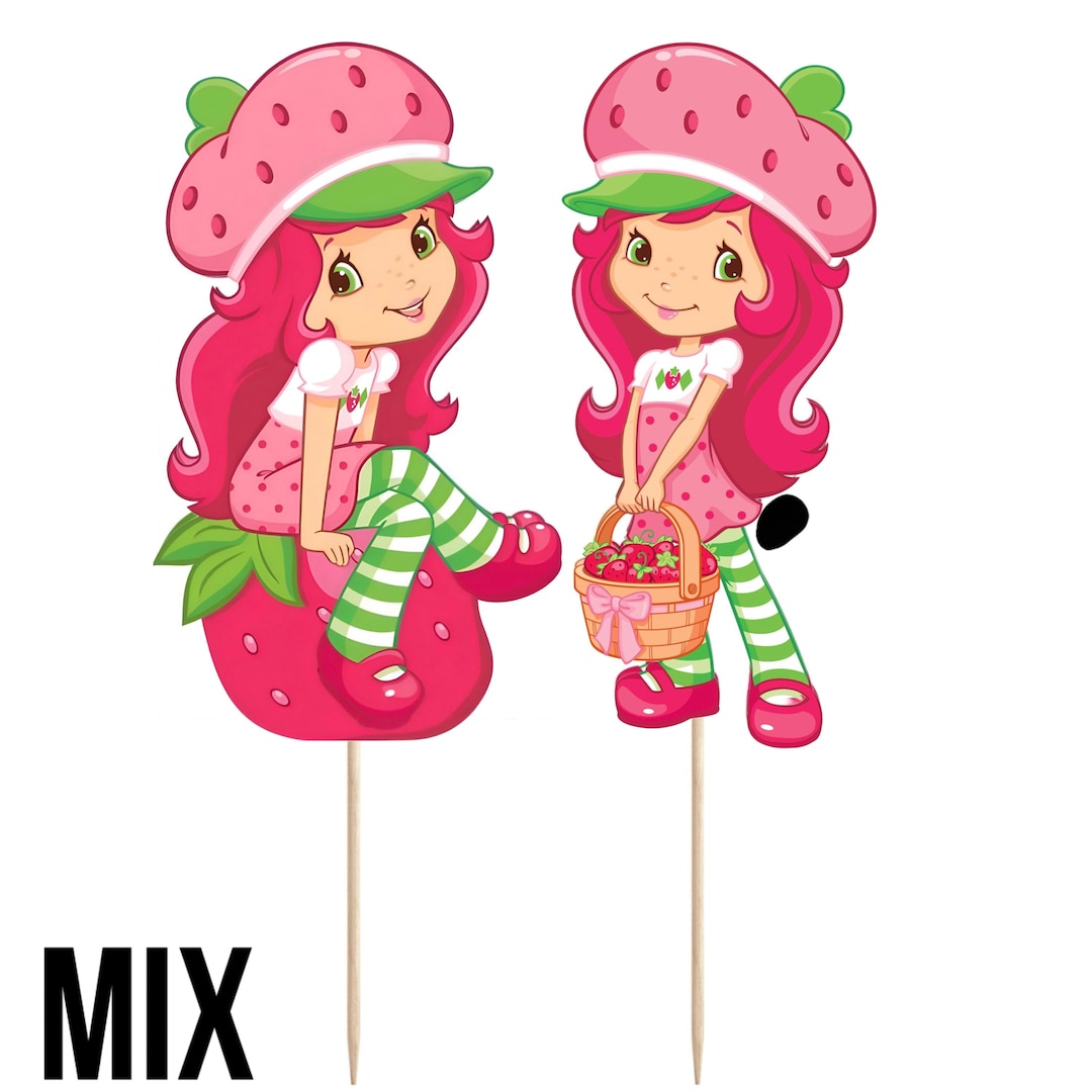 Strawberry Shortcak Centerpiece Cutouts Centerpiece Cutouts Strawberry ...