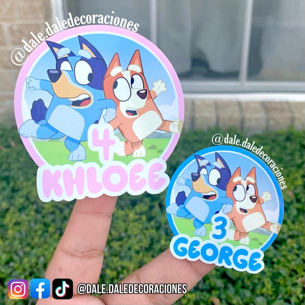 Bluey Stickers - Etsy
