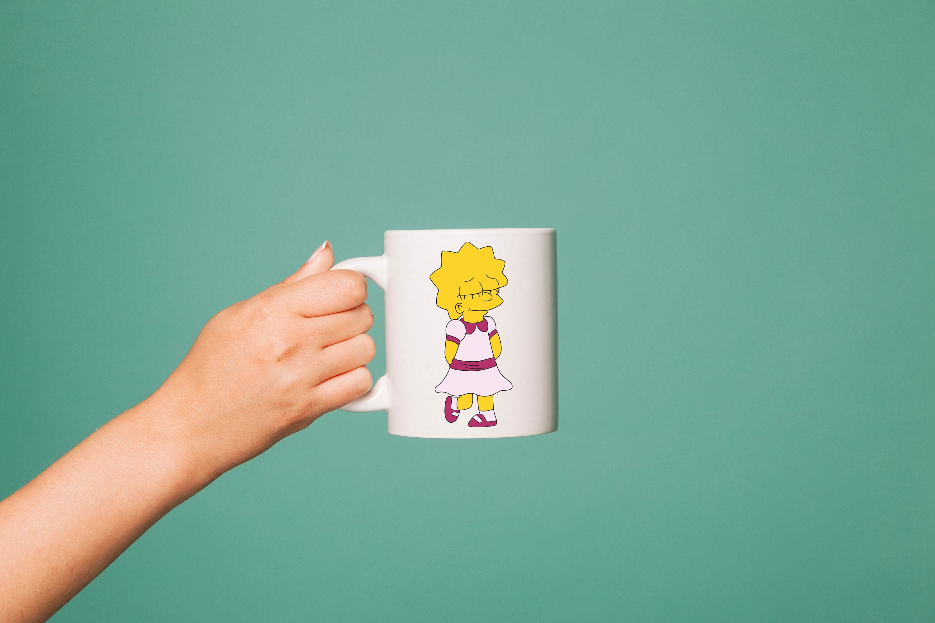 Lisa Simpson Layered SVG the Simpsons Vector Artwork Cricut - Etsy UK