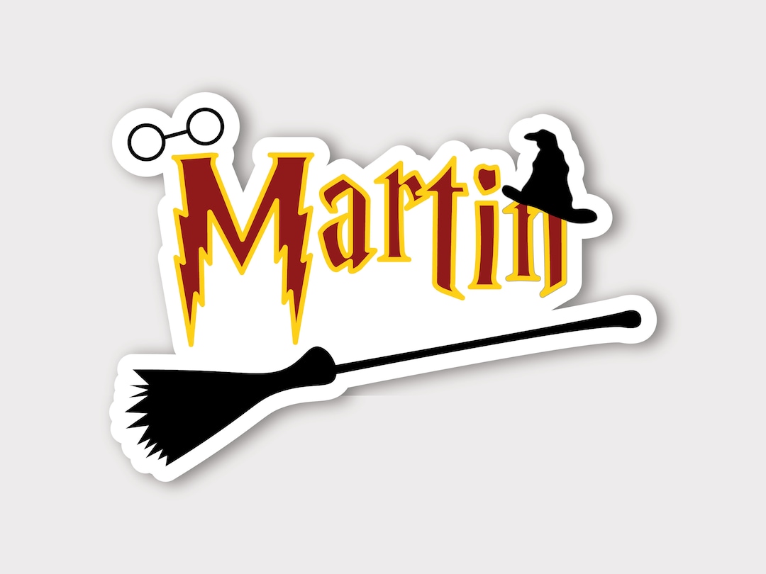 Personalised Harry Potter Stickers, Bookish Sticker, Book Lover, Harry ...