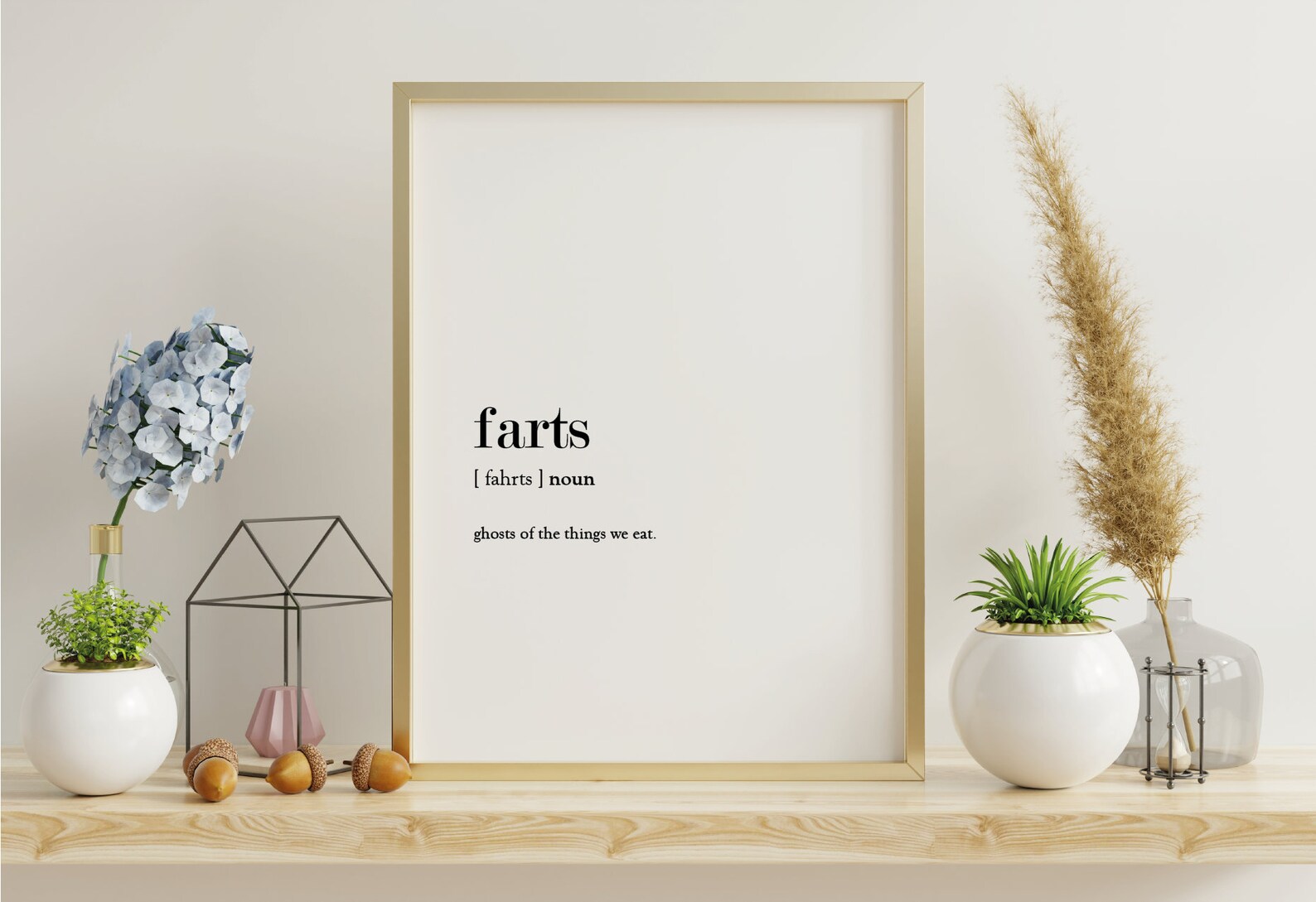 Farts Word Definition Poster Print Farts Wall Art Funny | Etsy UK