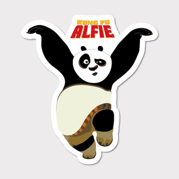 Personalised Panda Stickers - Etsy