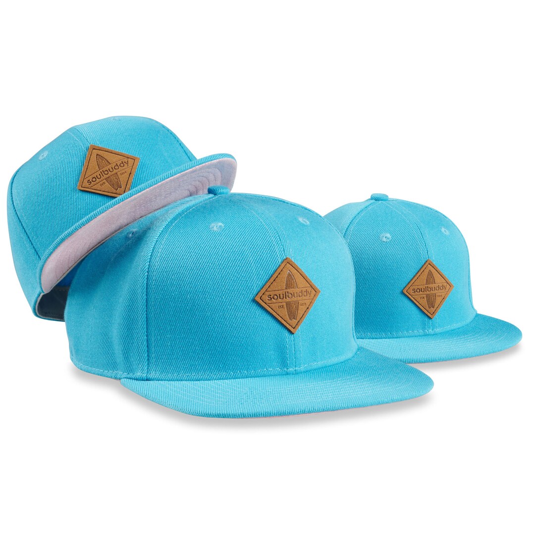 Family Caps Set of 3 Skyblue Pink | Family Outfit | Partner Look Family ...