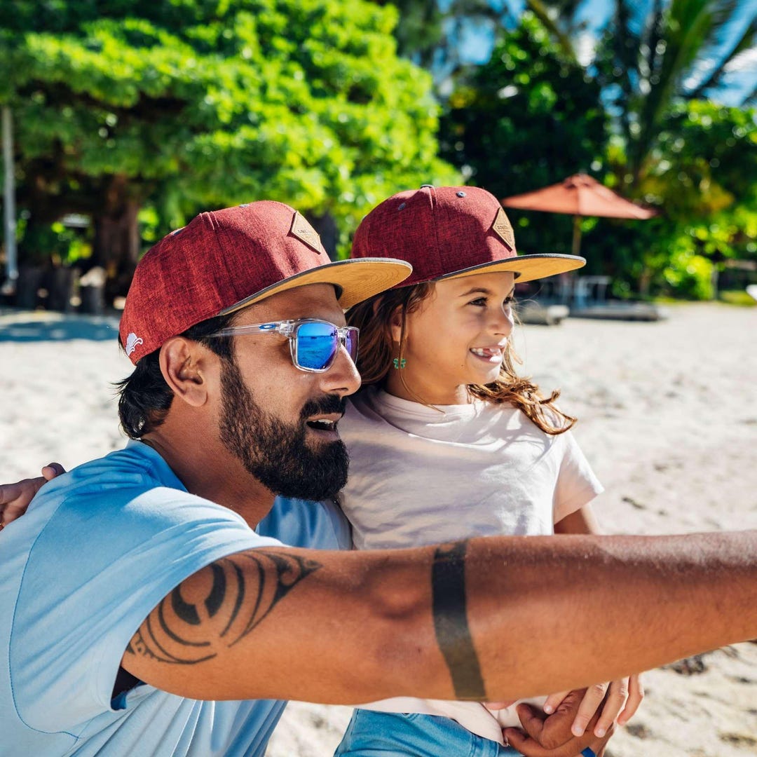 Father Son Hats Set Dark Red - Father's Day Gift - Father Son Cap ...