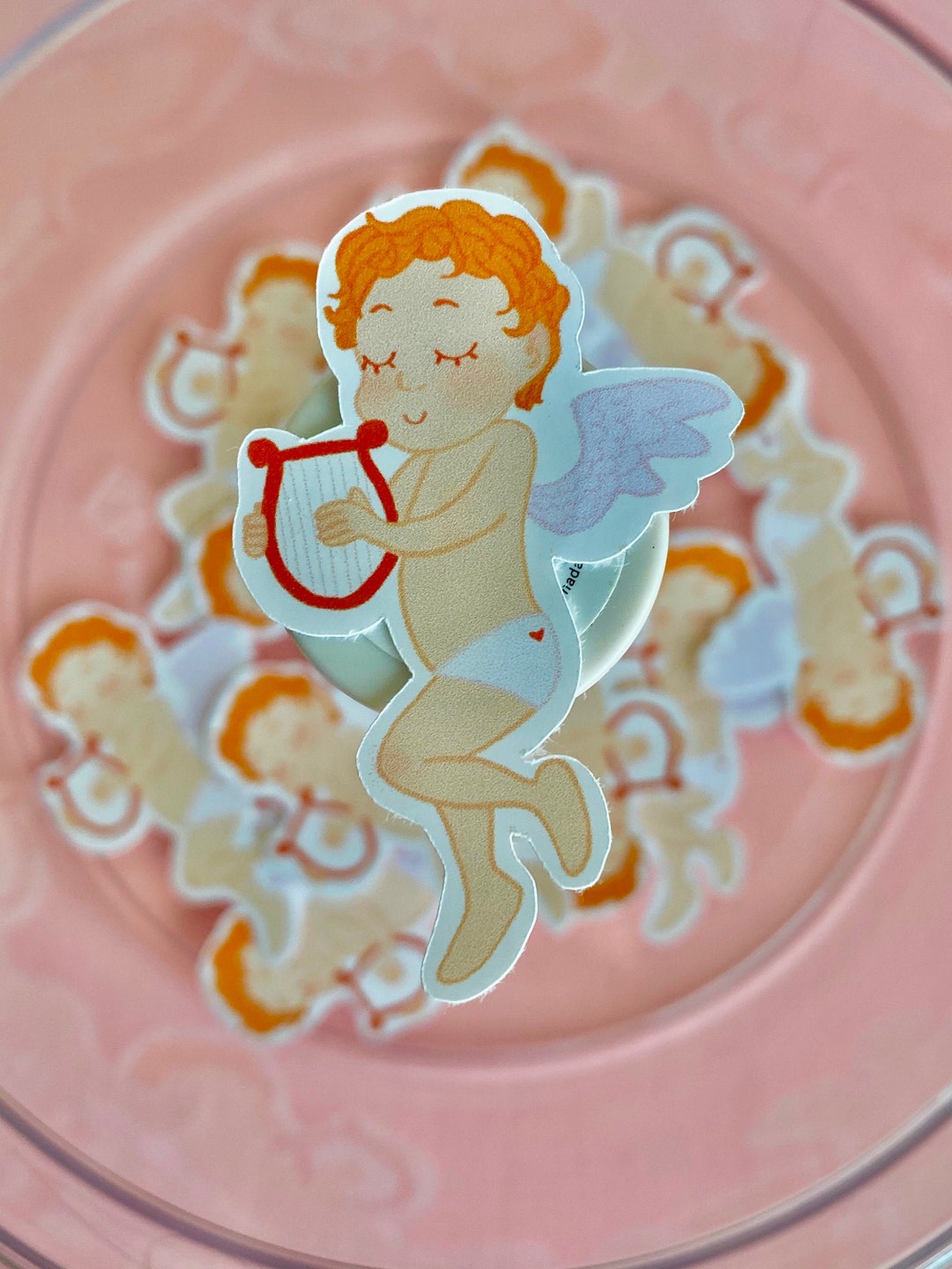 Cherub Sticker - Etsy