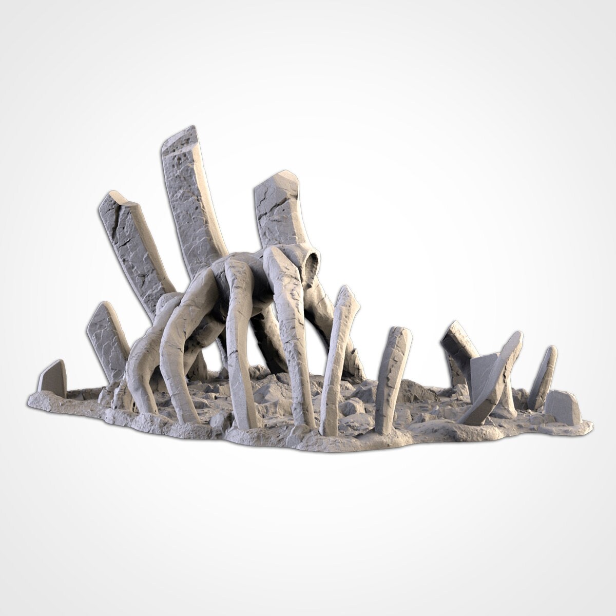 Bones Corpses Alien Ribcage Skull Massive Skeleton| 28mm 32mm Terrain ...