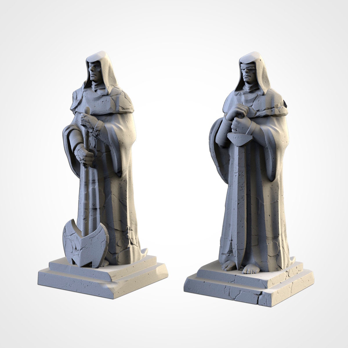 Gothic Statue Hawk Eagle Imperial Ruins 28mm Terrain Scenery Hammer War ...
