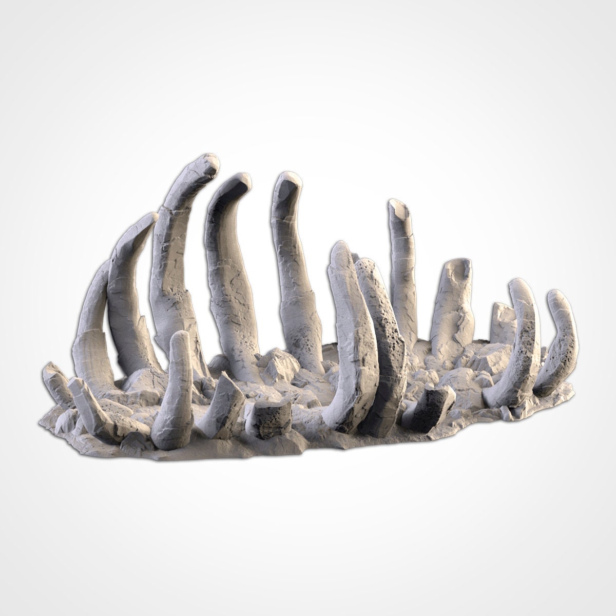 Bones Corpses Alien Ribcage Skull Massive Skeleton| 28mm 32mm Terrain ...