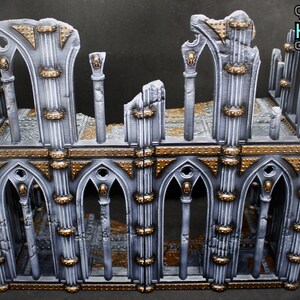Cathedral Building Ruins Set 3 | 28mm 32mm Terrain Scenery | Txarli BBT ...