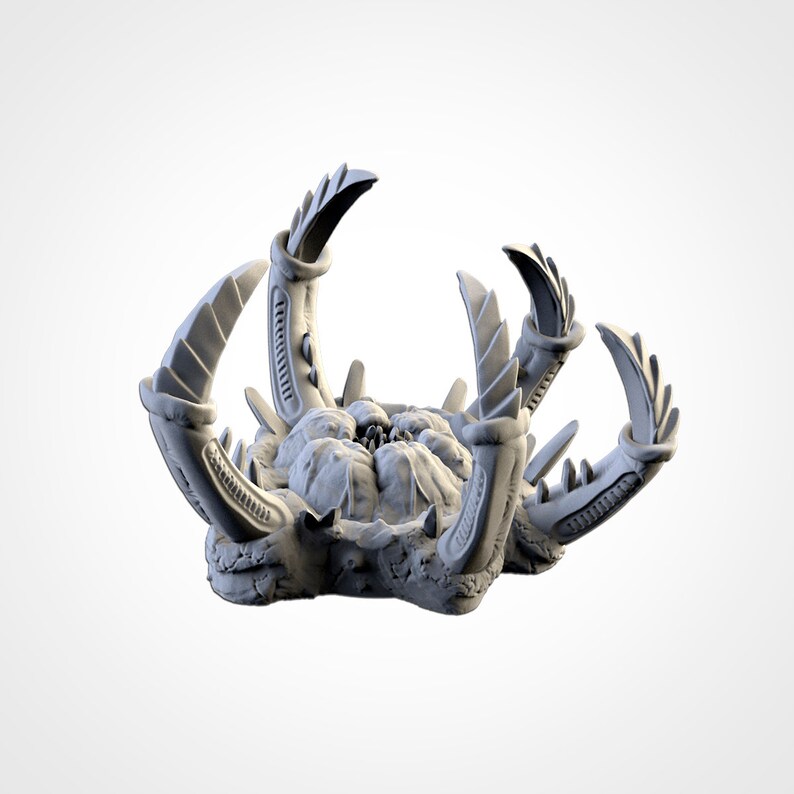 Space Bugs Alien Growth Tentacle Spikes Creepy Spore Nest - Etsy