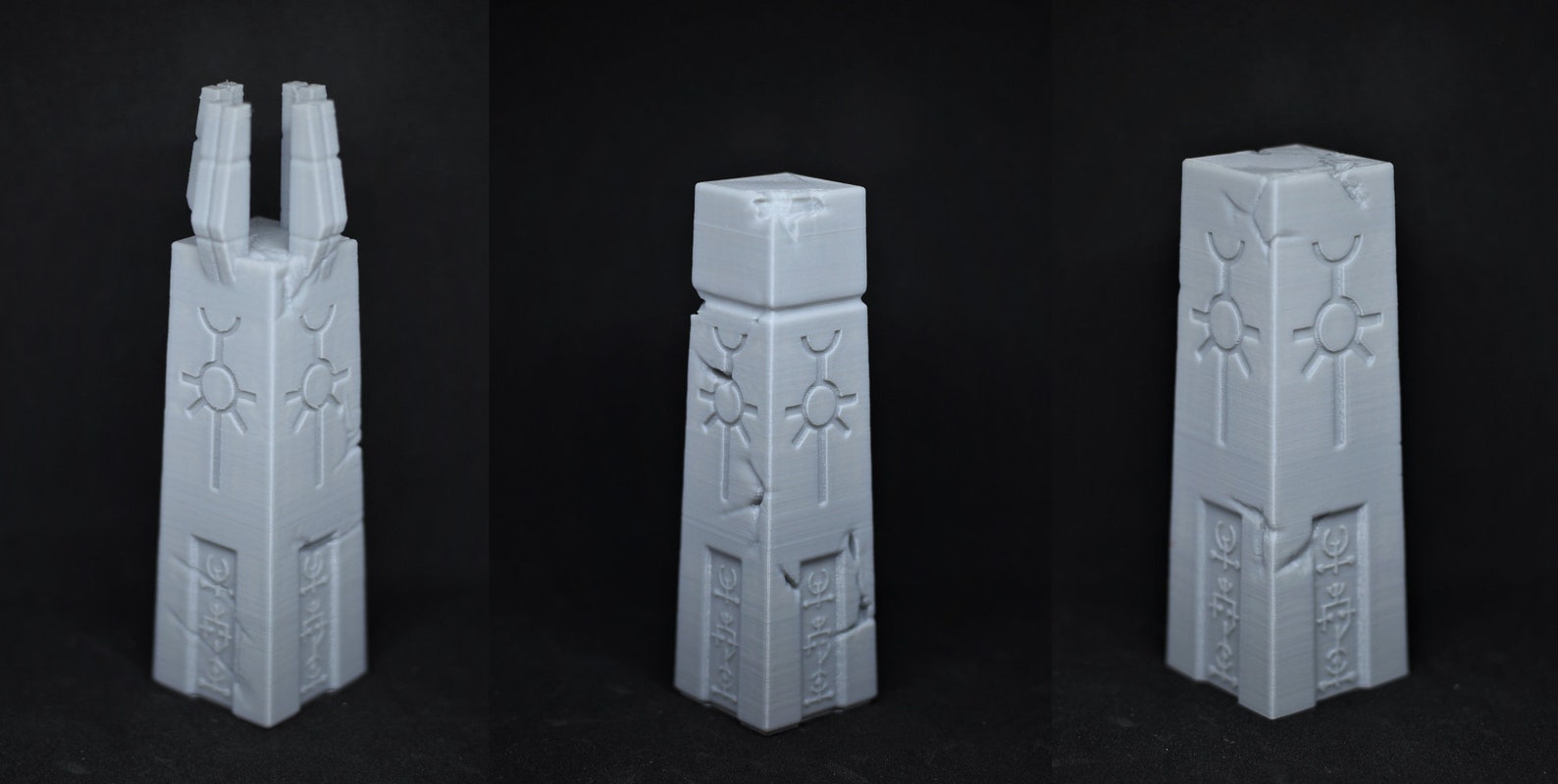 Necro Space Robots Terrain Set Pillars Pylon Obelisks Scenery - Etsy
