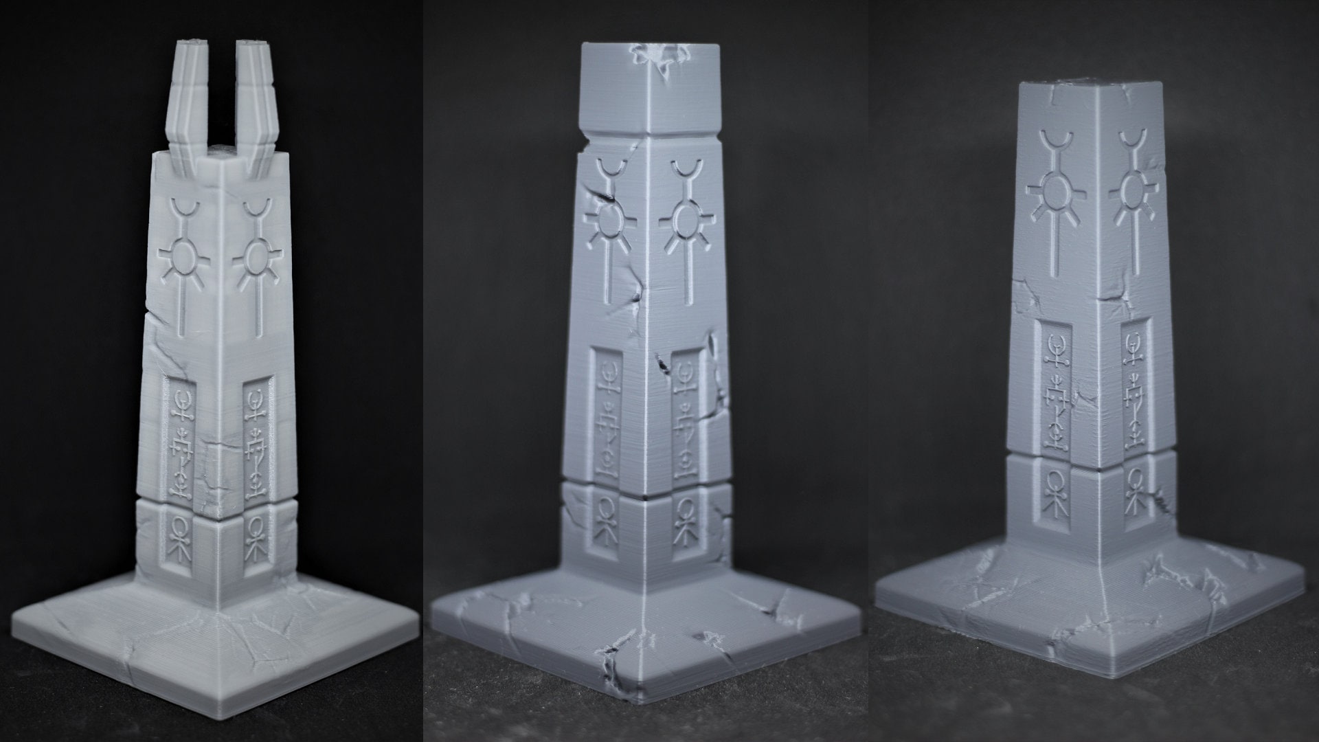 Necro Space Robots Terrain Set Pillars Pylon Obelisks Scenery - Etsy