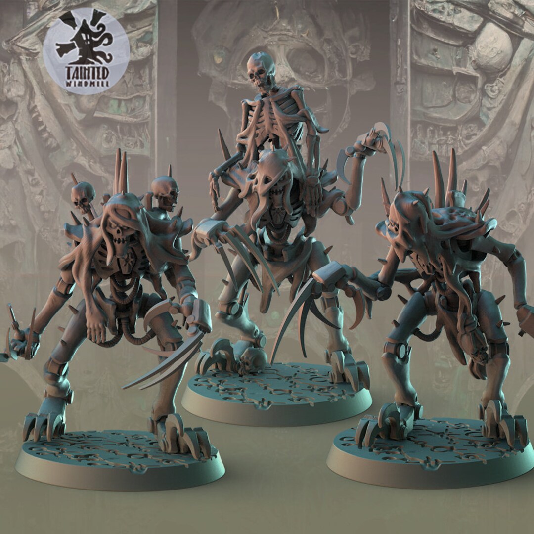 Space Robots With Skin | 32mm Resin Model | Tainted Windmill - Etsy