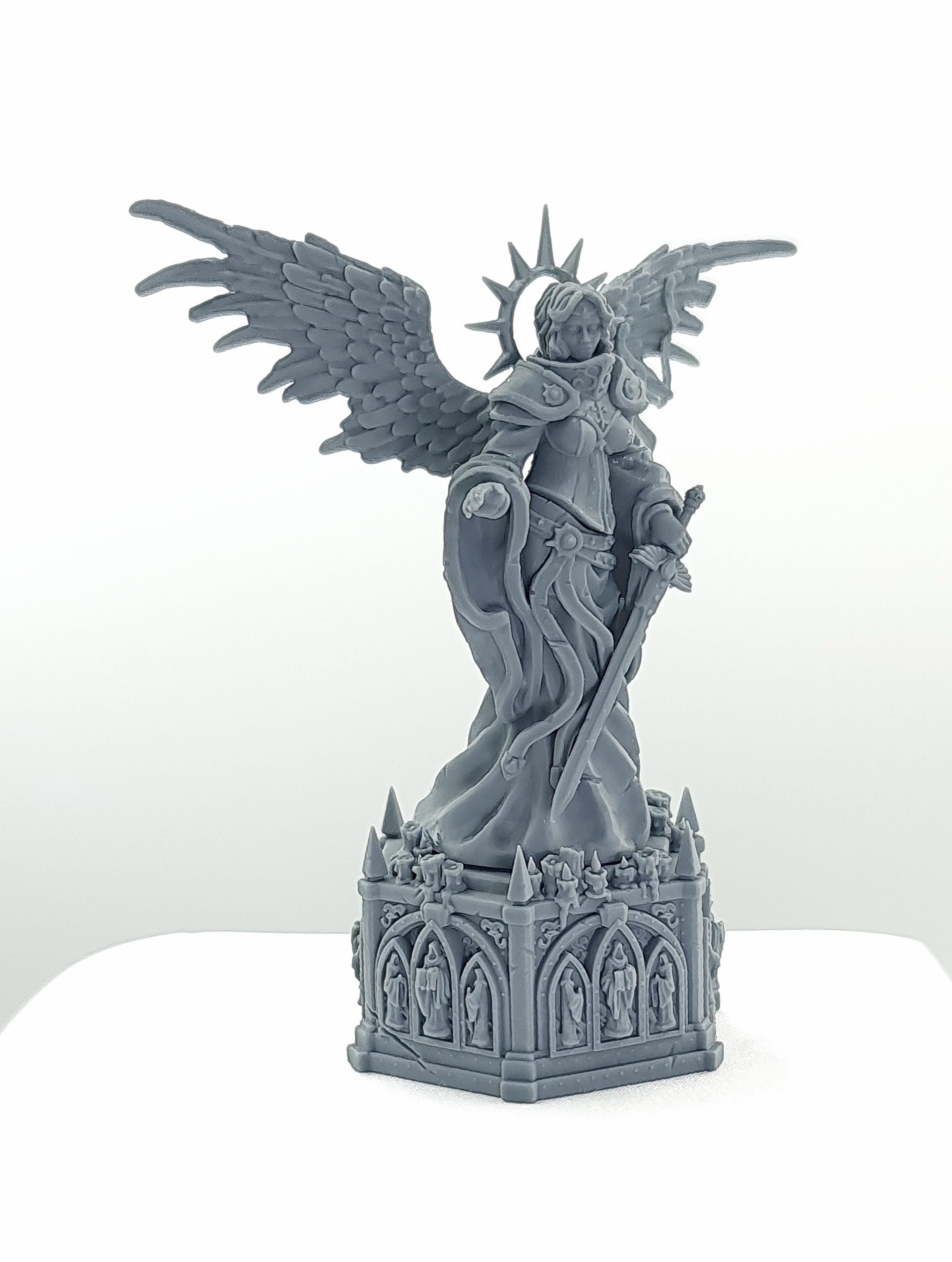 Saint Winged Battle Sister Statue Celestine | 28mm Heroic Scale Resin ...