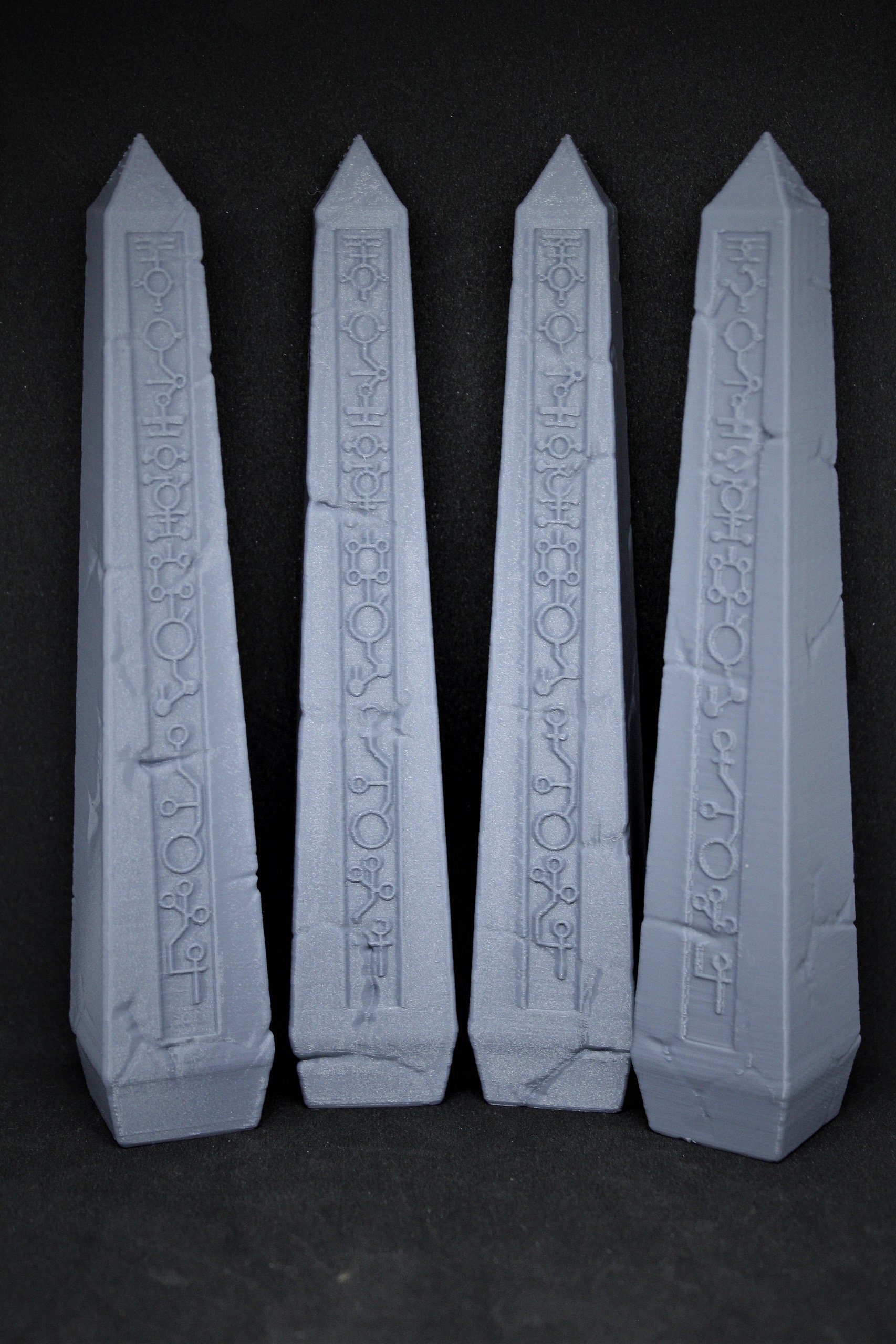 Necro Space Robots Terrain Set - Tomb Crypt Pillars Generator 28mm ...