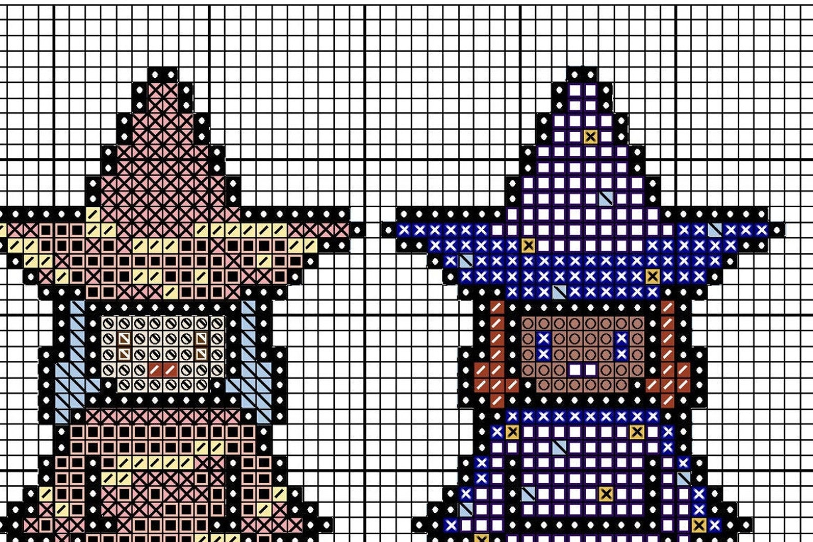 Pixel Witches Cross Stitch Pattern - Etsy