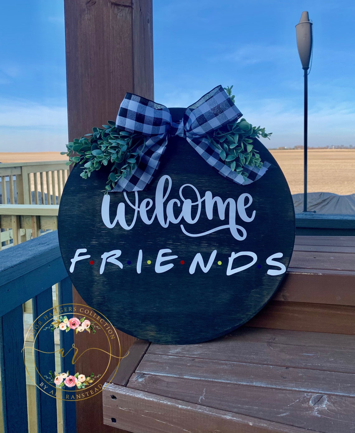 Welcome friends tv show sign Friends tv show gift for | Etsy