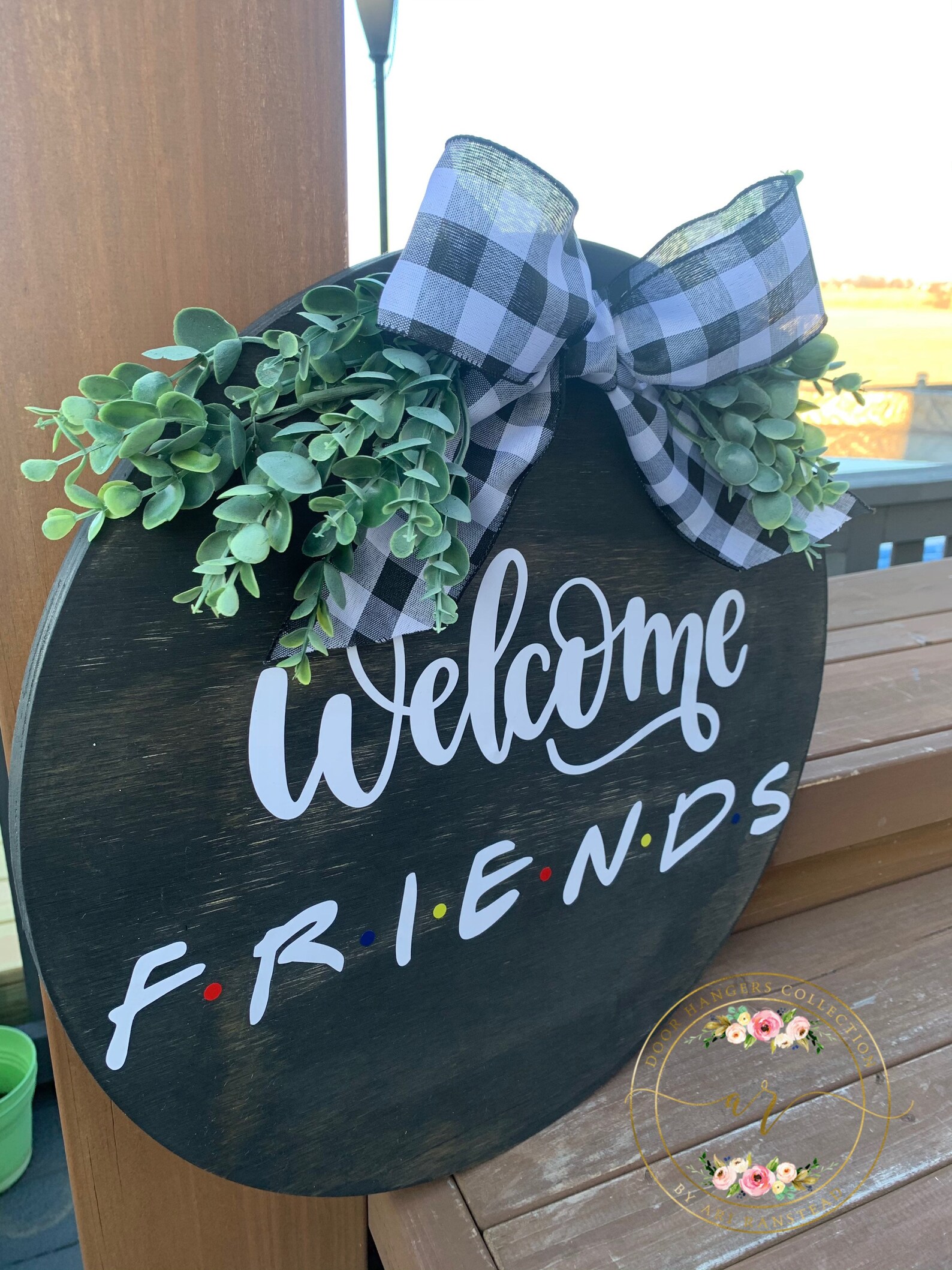 Welcome friends tv show sign Friends tv show gift for | Etsy