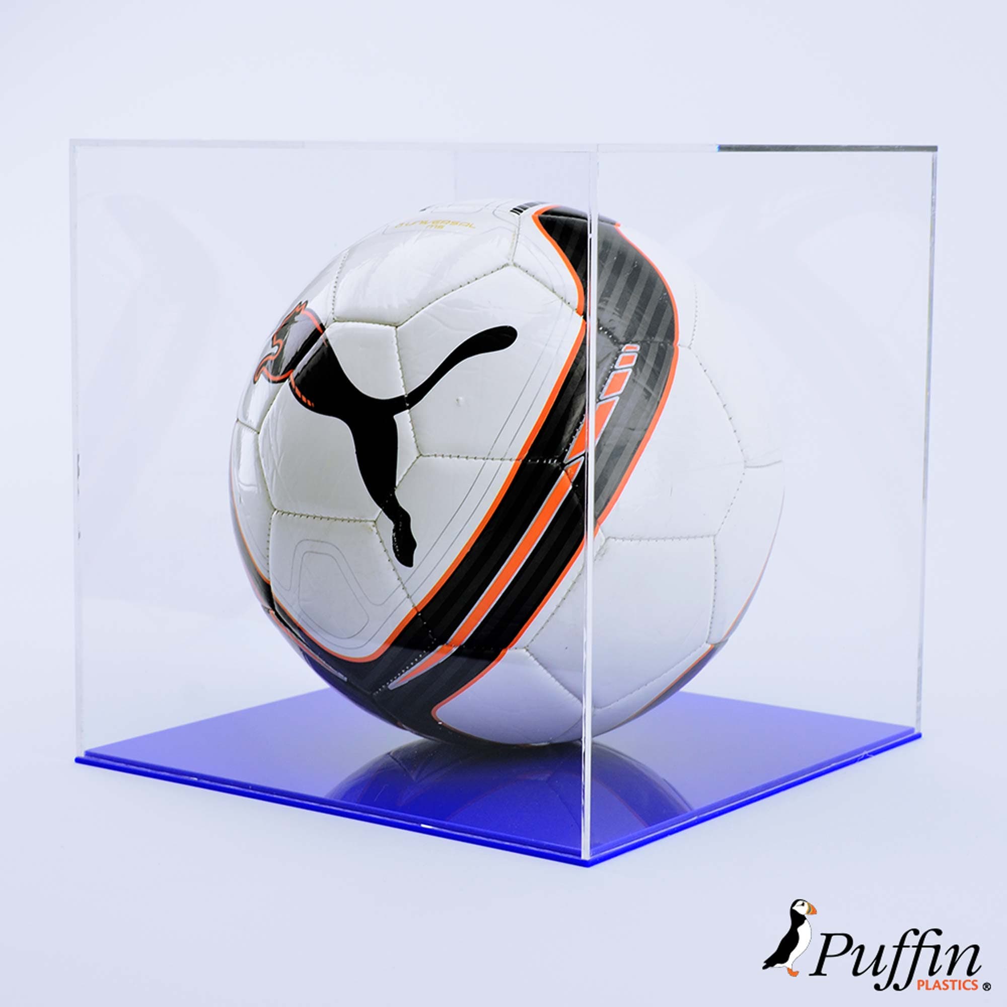 Football Display Case With Inscription Plaque - Etsy UK