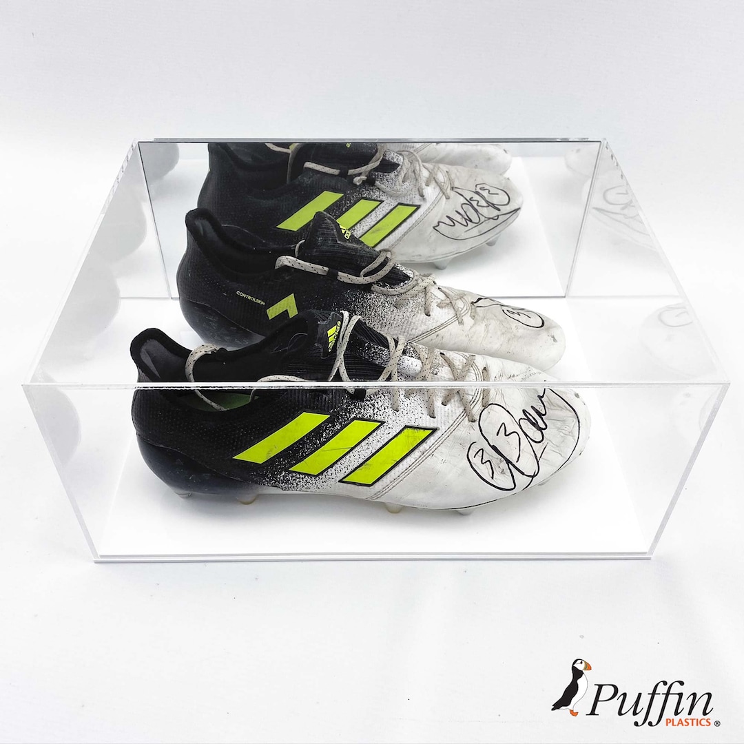 Football Boot Display Case Double With Mirror Backing - Etsy UK