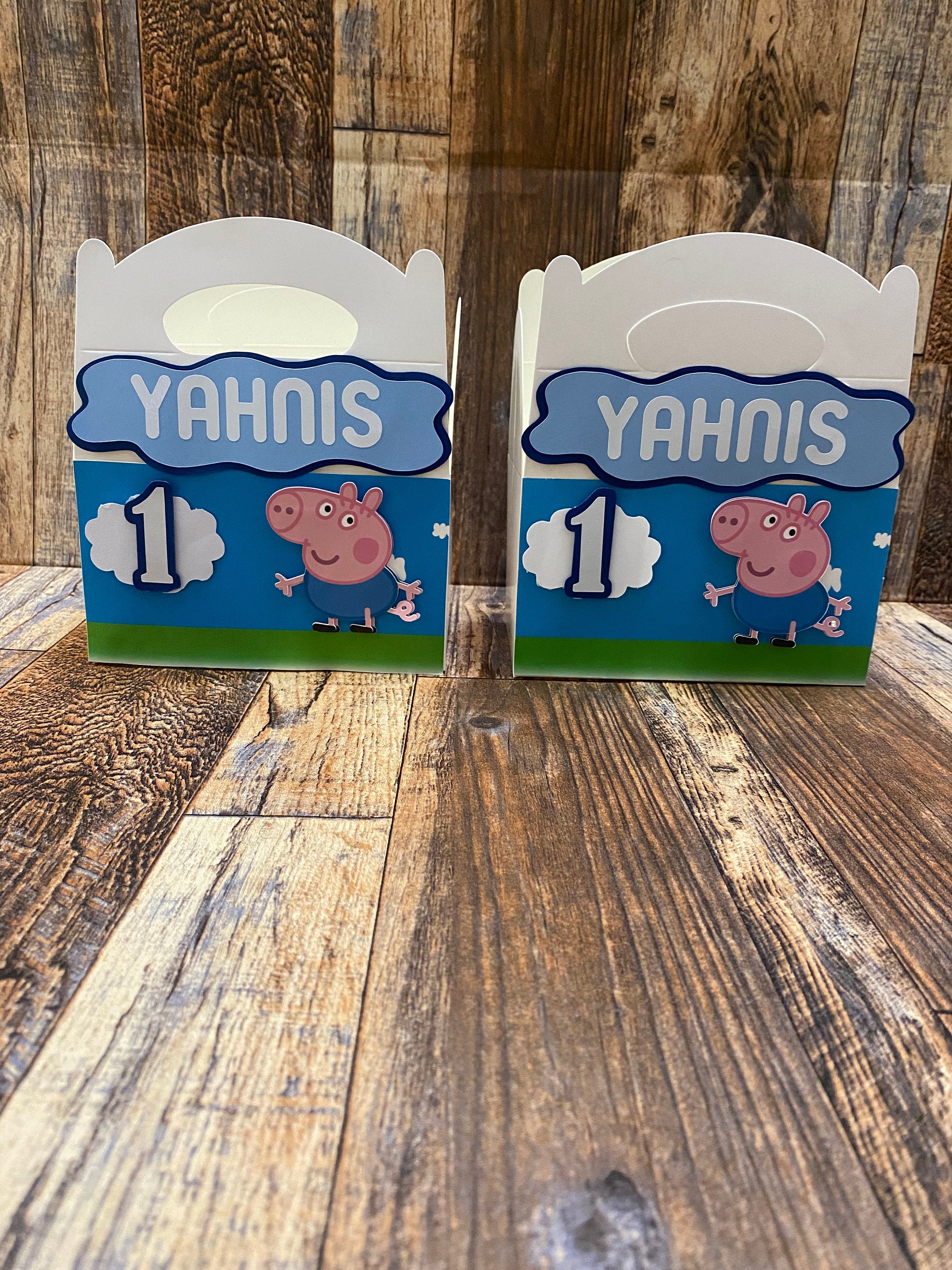 Peppa Pig Gable Box | Favour Box | Birthday Party Gabble Box - Etsy