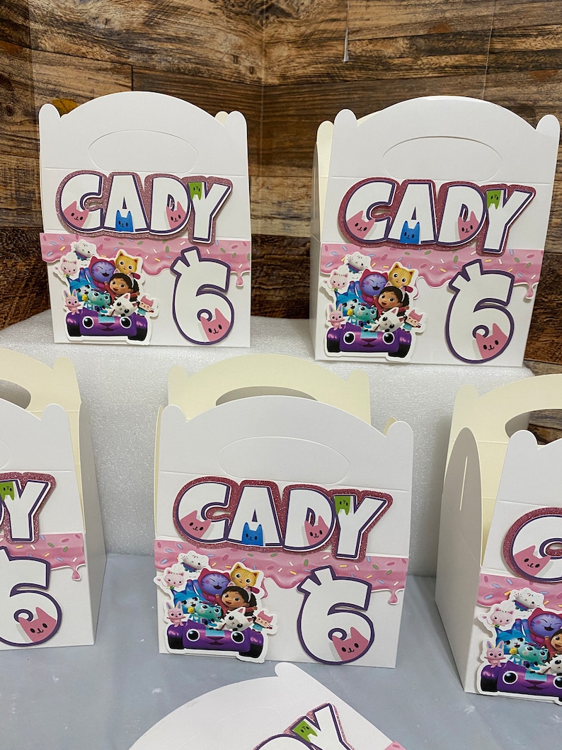 Set of 12 Gabby Dollhouse Gable Boxes - Gable Boxes - Treat Boxes - Etsy