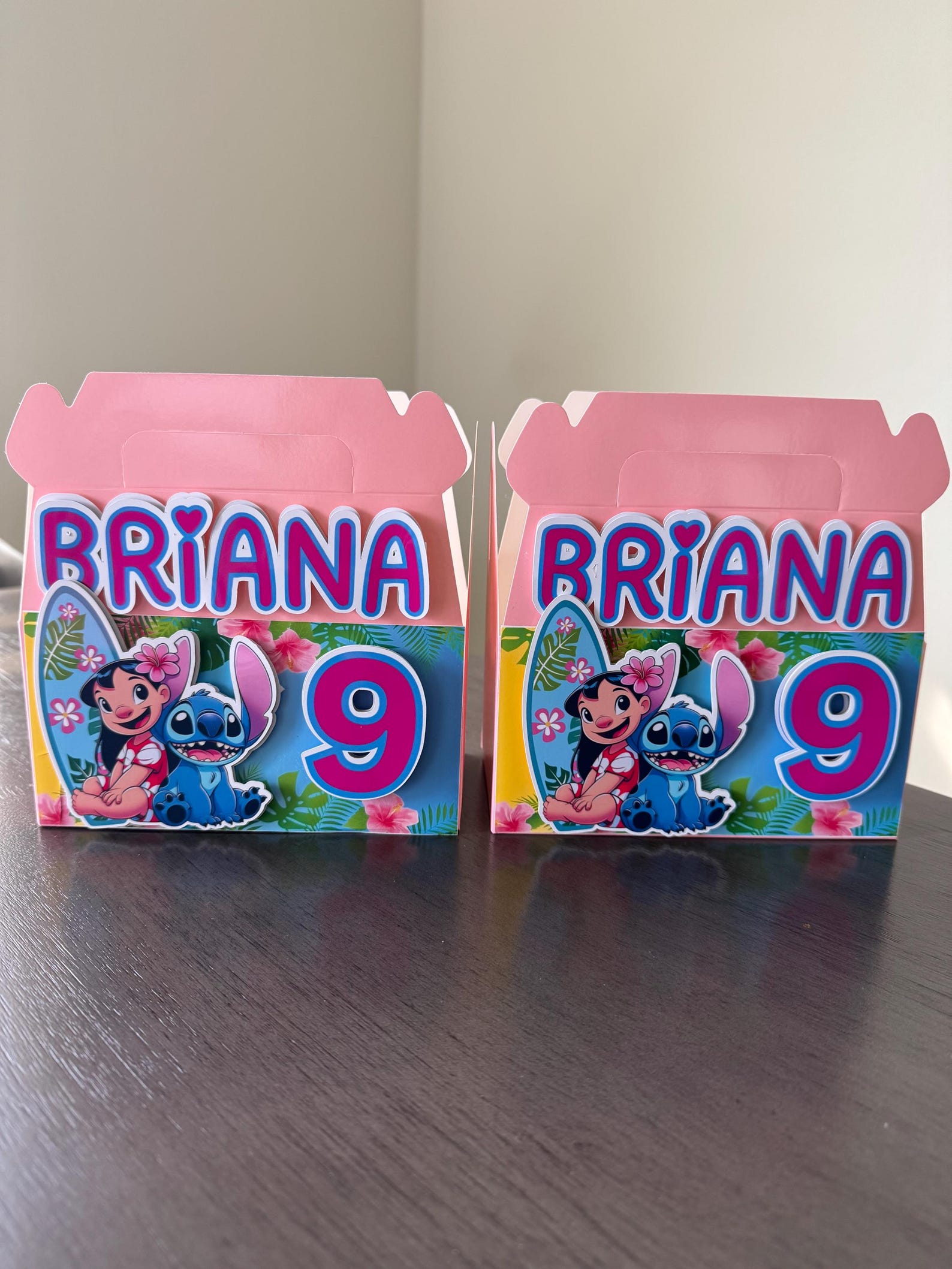 Lilo and Stitch Gable Boxes, Set of 12, Lilo and Stitch Party Favors ...