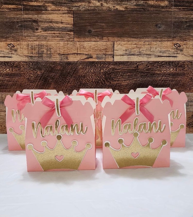 Princess Crown Favor Gable Box - Etsy