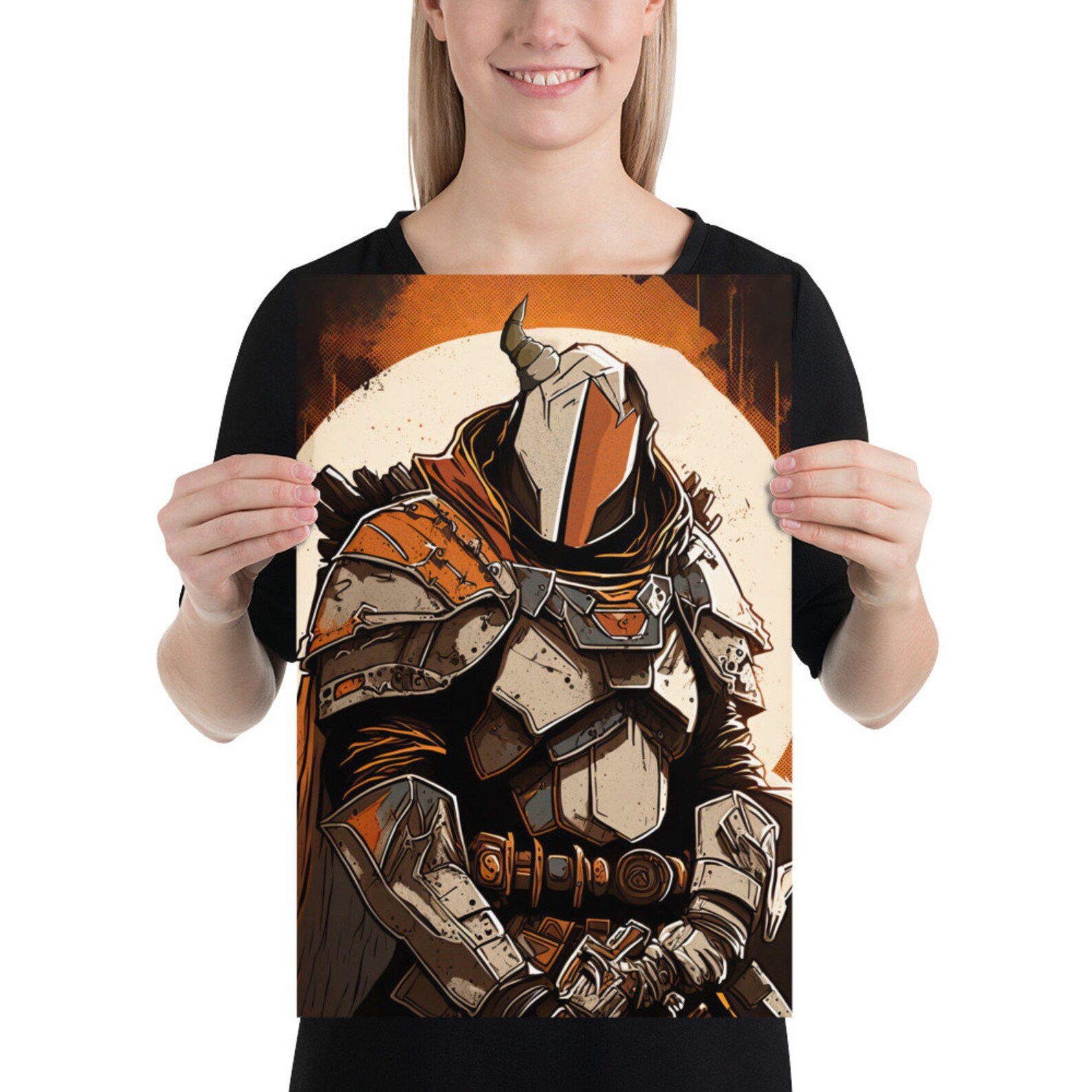 Shaxx Destiny Poster Art Print Comic Art Illustration Art - Etsy