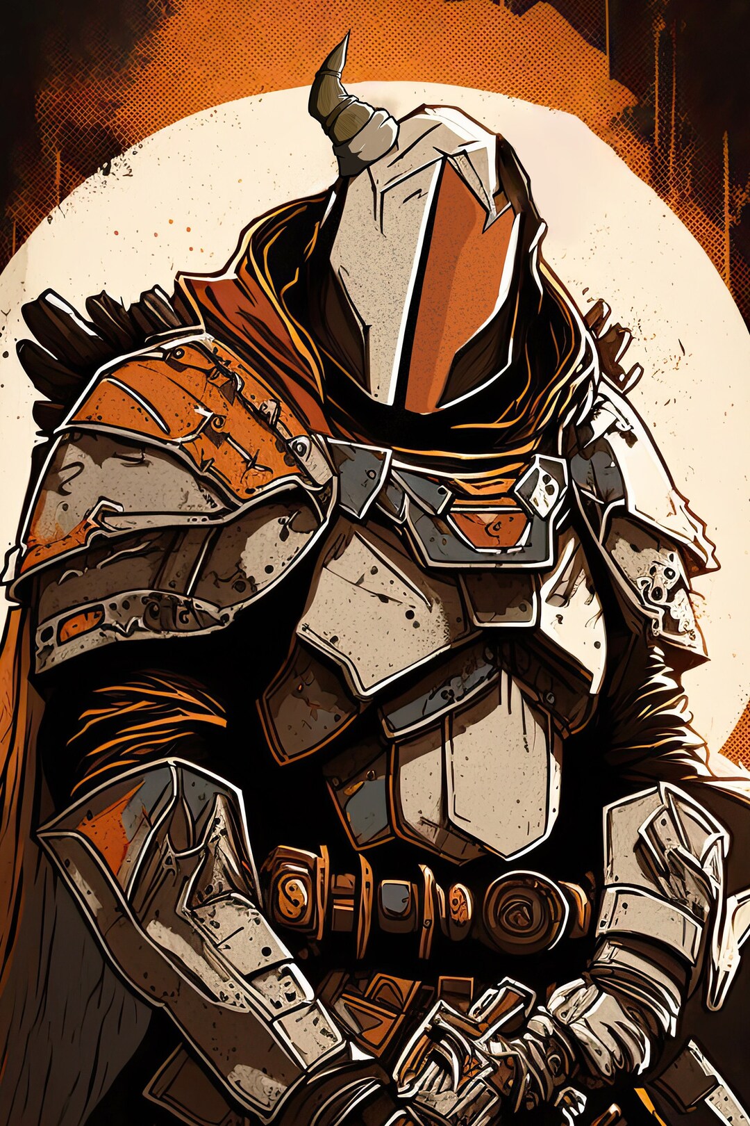 Shaxx Destiny Poster Art Print Comic Art Illustration Art - Etsy