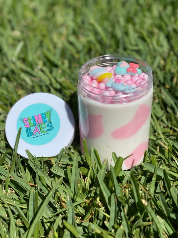STRAWBERRY COW SLIME - Etsy